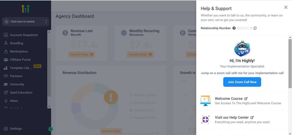 Suporte GoHighLevel: Como obter ajuda RÁPIDO [2024] - CabSeo