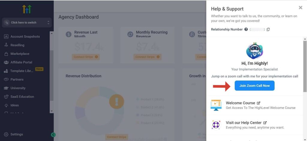 Suporte GoHighLevel: Como obter ajuda RÁPIDO [2024] - CabSeo